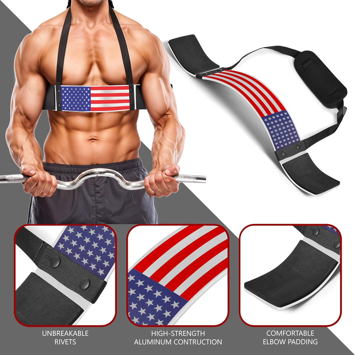 DEFY Bicep Arm Blaster- Arm Blaster for Biceps & Triceps, Workout Bice ...